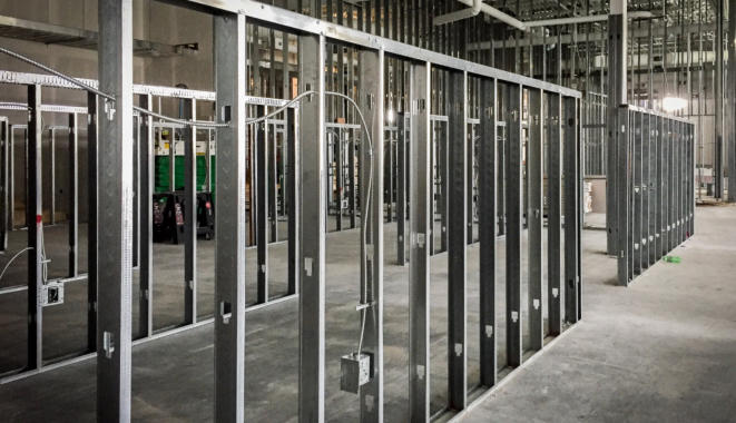 Commercial Interior Metal Stud Framing Contractor in Cleveland, Akron ...